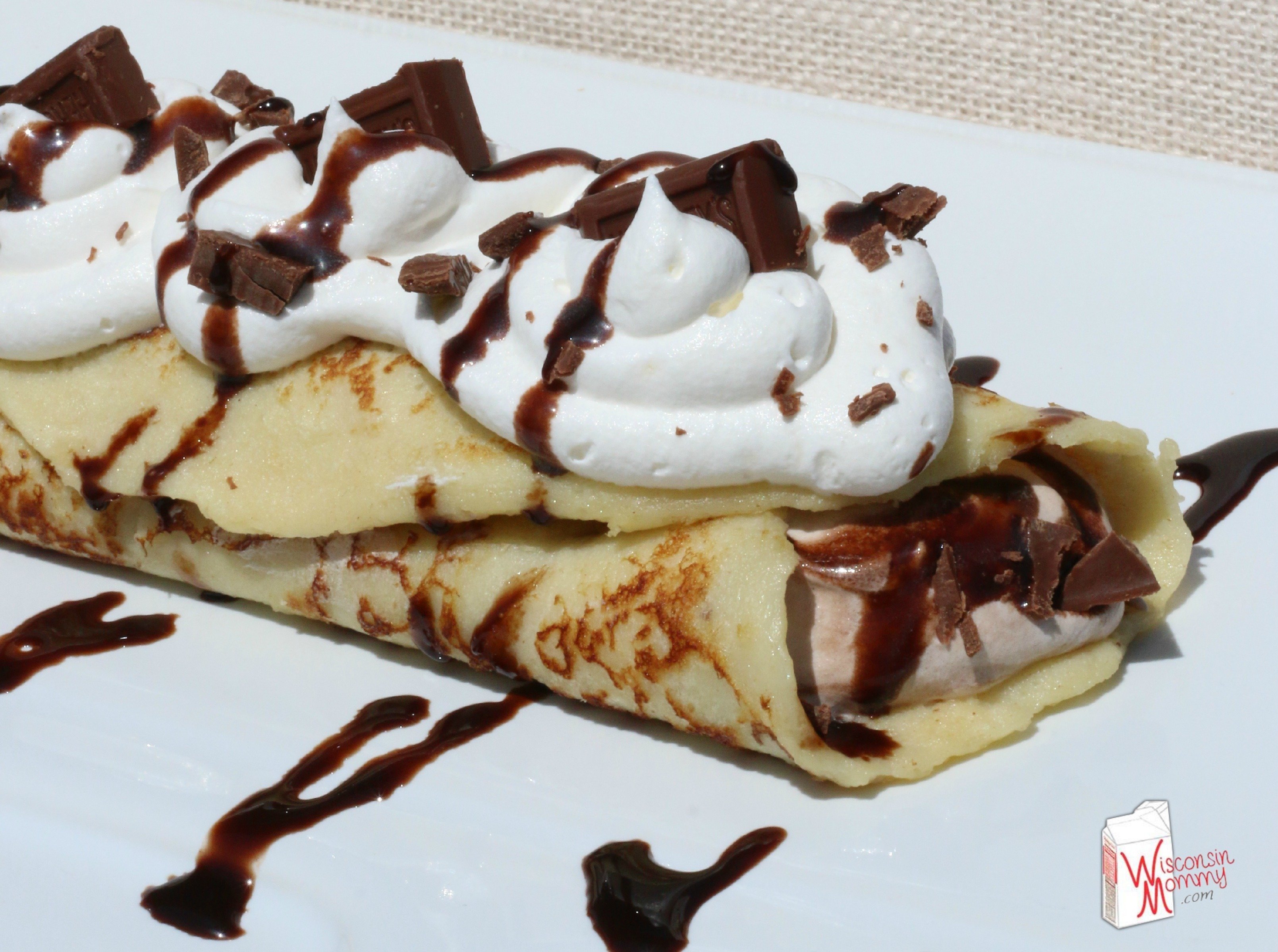 Chocolate Cream Stuffed Crepes Recipe | Wisconsin Mommy