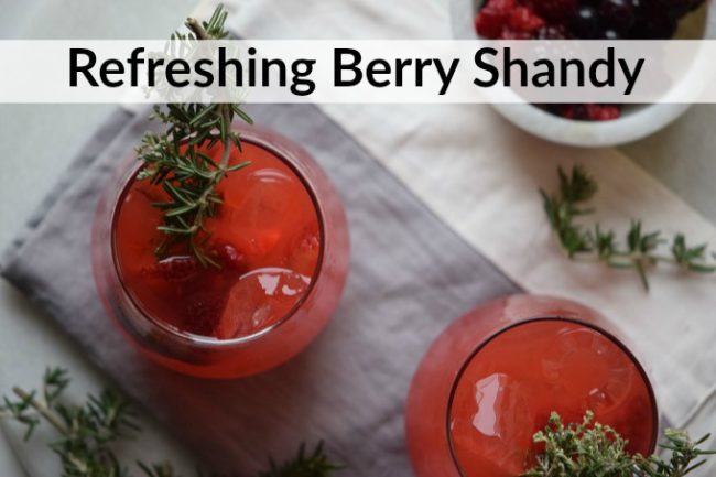 Refreshing Berry Shandy | Wisconsin Mommy