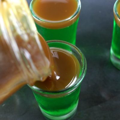 Caramel Apple Jello Shots | Wisconsin Mommy